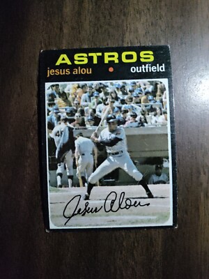 1971 Topps Baseball Card #337 Jesus Alou - VG- | eBay