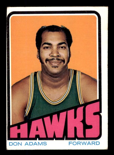 1972 Topps Basketball #77 Don Adams GD *e2 | eBay