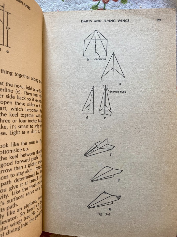 "How To Make and Fly Paper Airplanes" Captain Ralph S Barnaby 1970 PB ...
