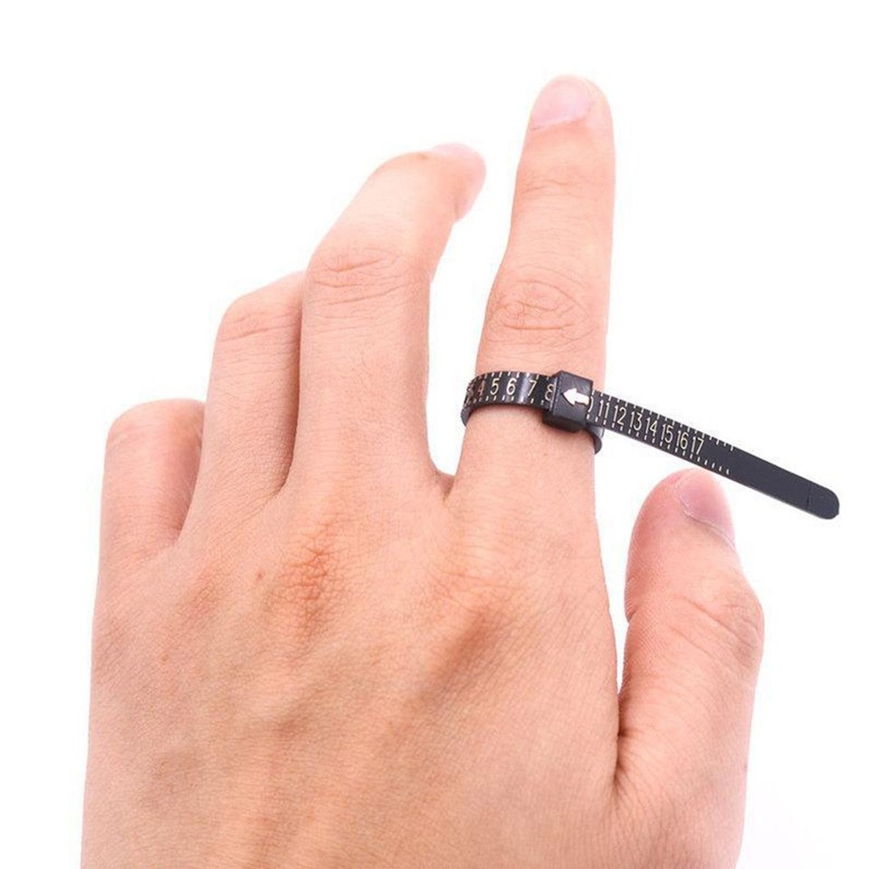 10 Pcs Finger Gauge Sizer Measuring Tool Measurement Measurer | eBay ...