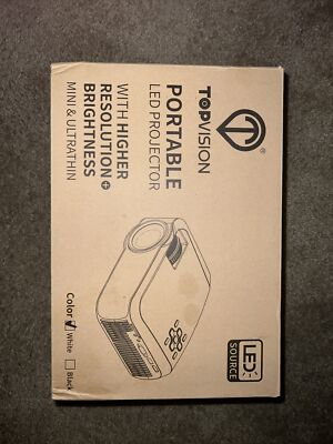 TOPVISION Portable LED Projector 681013249190| eBay