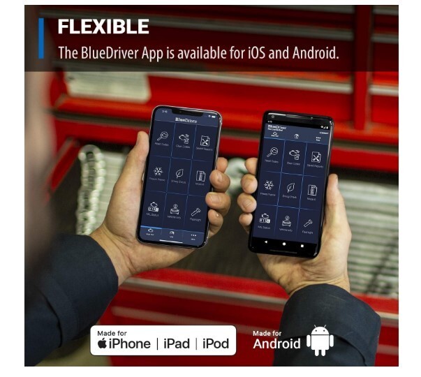 BlueDriver Pro OBD2 Car Diagnostic Scan Tool Code Reader for iPhone and ...