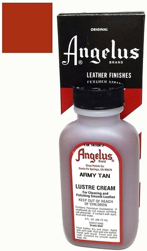 Army Tan LUSTRE CREAM Cleaner Polish Restore Leather Military Shoes ...