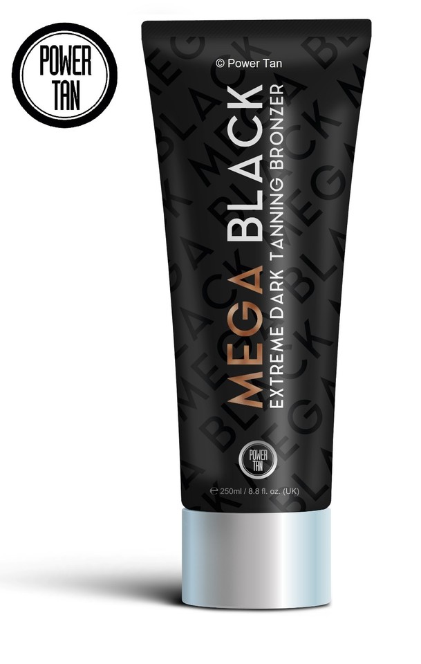 Power Tan Mega Black Bottles or Sachets Sunbed Tanning Lotion ...