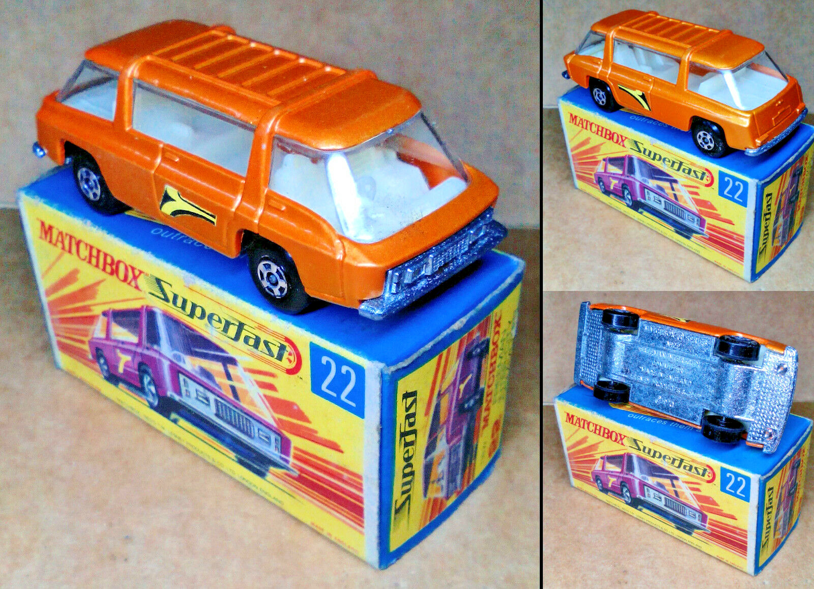 1 VINTAGE ('70s) MATCHBOX SUPERFAST - NO.22 - "FREEMAN I.COMMUTER ...