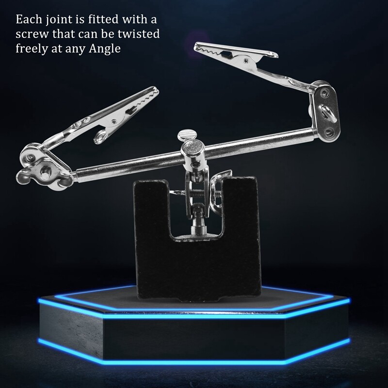 1X(Third Hand Soldering Iron Stand Clamp Helping Hands Clip Tool PCB ...