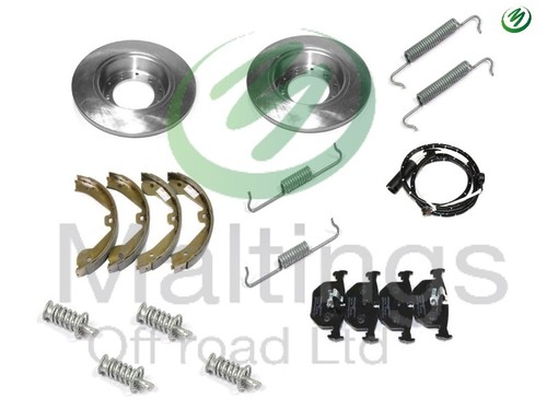 range rover l322 rear brake kit range rover l322 handbrake shoes discs ...