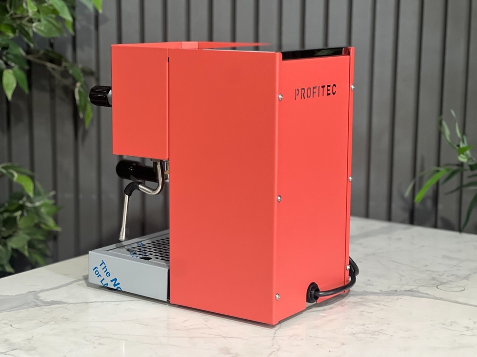 PROFITEC GO PID 1 GROUP ESPRESSO COFFEE MACHINE BRAND NEW CORAL RED ...