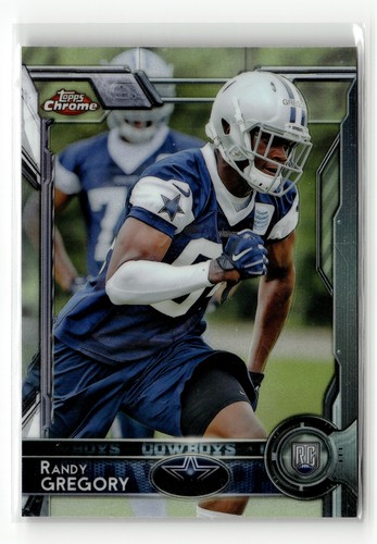 Randy Gregory 2015 Topps Chrome #114 RC Dallas Cowboys | eBay