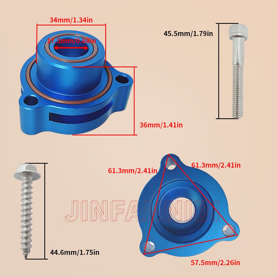 Blow Off Valve Adapter BOV for Ford Ranger & Explorer ST Ecoboost Turbo ...