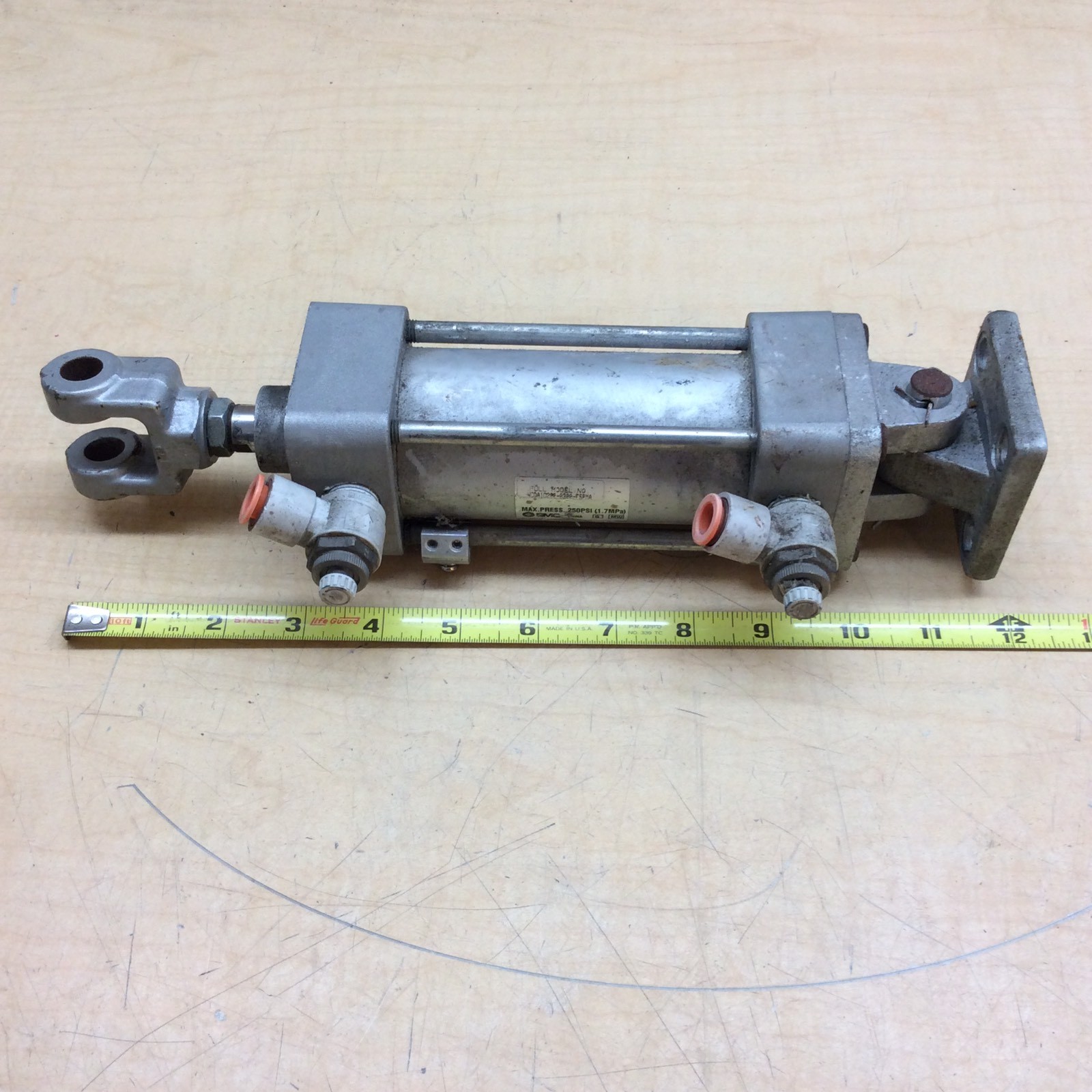 Air Cylinder Pneumatic smc NCDA1B325-0100 250 PSI | eBay