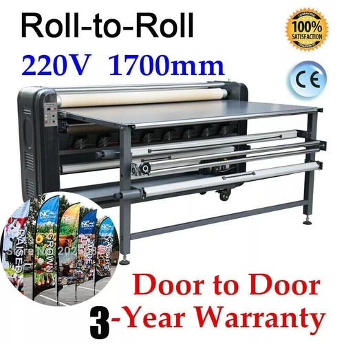 67in Roll-to-Roll Heat Transfer Machine Sublimation Transfer 8KW 37A ...