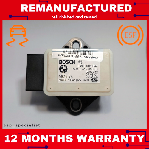 BMW 3, X3, Z4 DSC ESP YAW RATE SENSOR 0265005644 | eBay