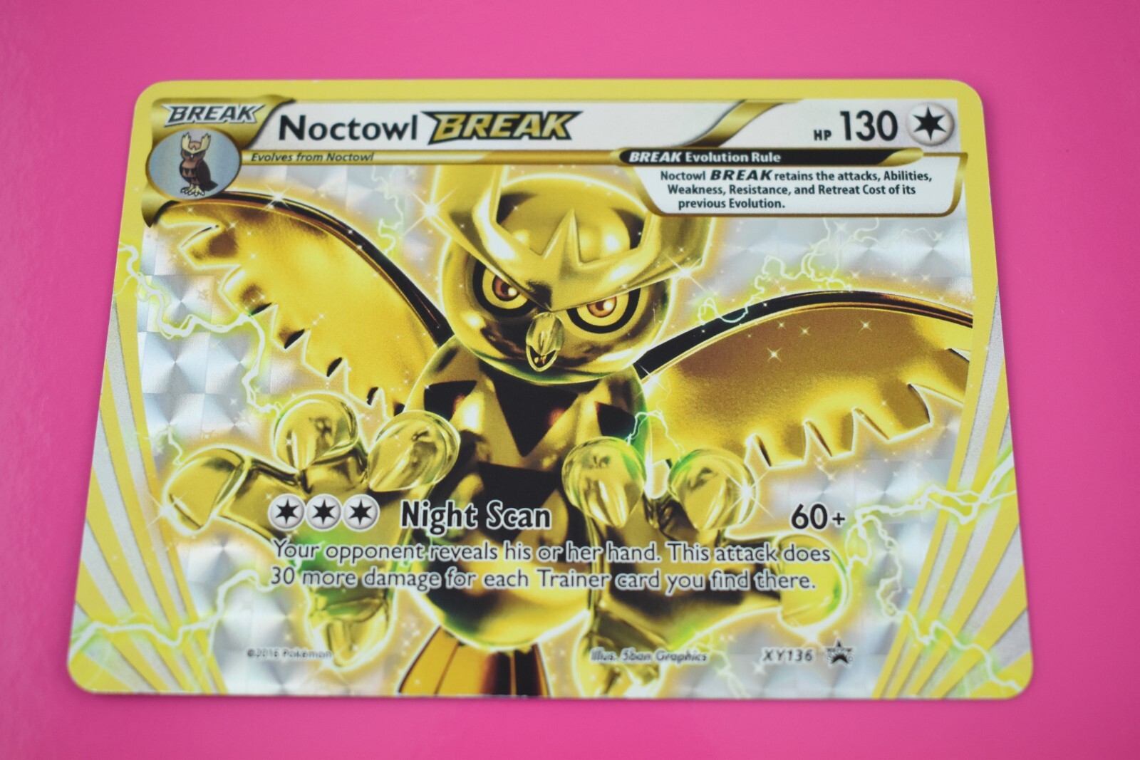 Pokémon TCG Noctowl XY Black Star Promos XY136 Holo Promo for sale ...