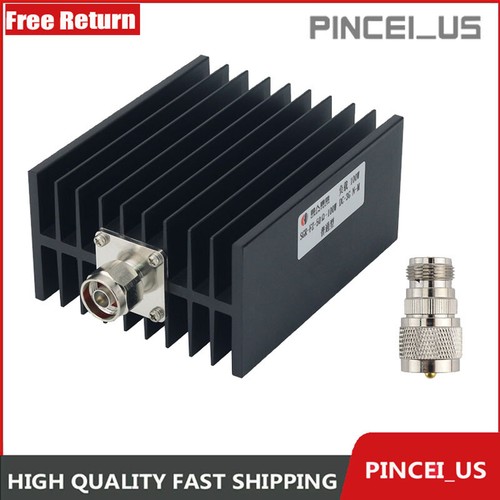 100W RF Dummy Load DC-3GHz Walkie Talkie Shortwave Radio Load 50ohms w ...