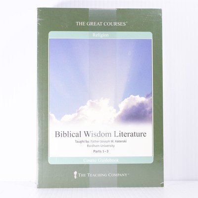 Great Courses: Biblical Wisdom Literature; DVDs & Guidebook - Koterski ...