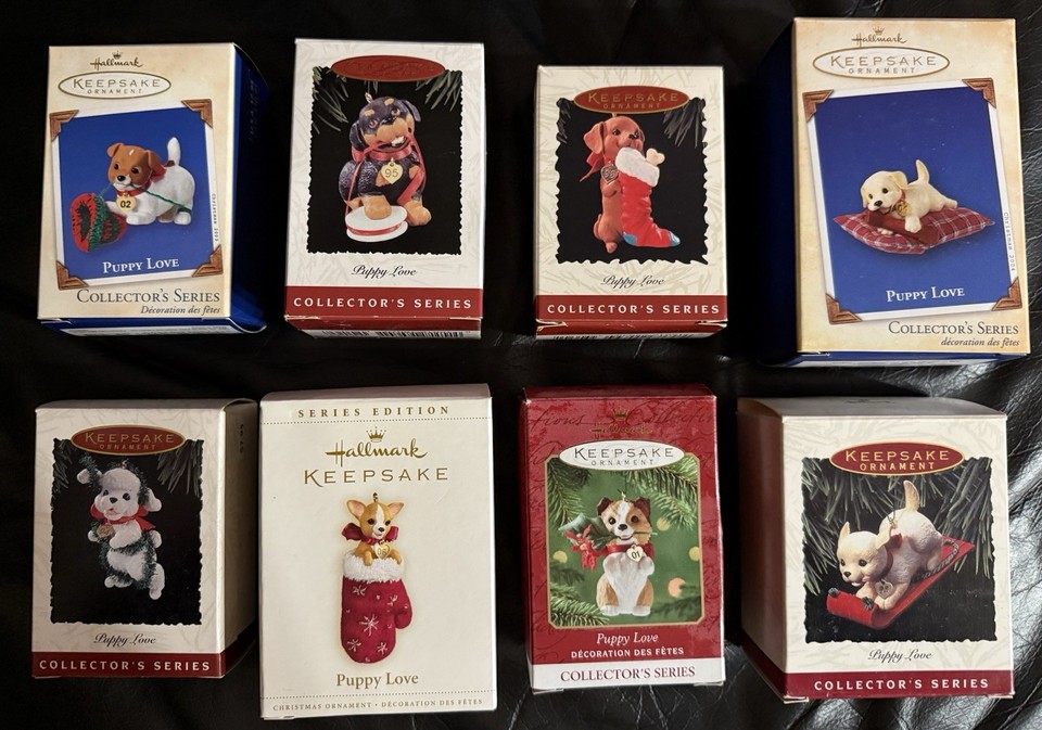 Hallmark Keepsake Ornaments – Puppy Love – 16 Ornaments | eBay