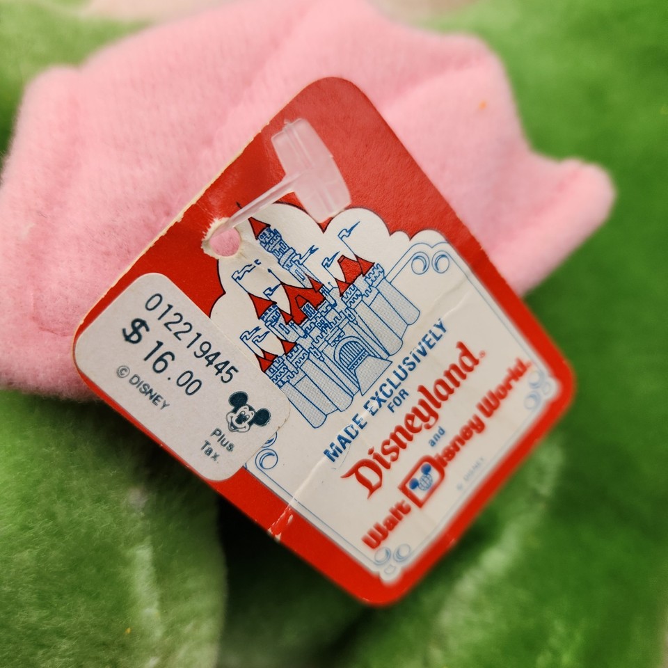 Vintage Disney Pete's Dragon Elliott Plush Stuffed Animal Toy Green ...