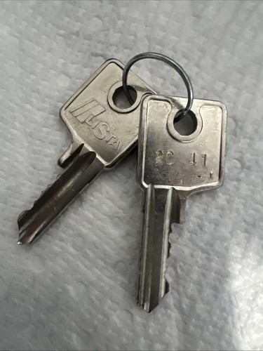 LISTA CABINET DRAWER TOOLBOX REPLACEMENT KEY 2C41 2C 41 Set of 2 keys ...