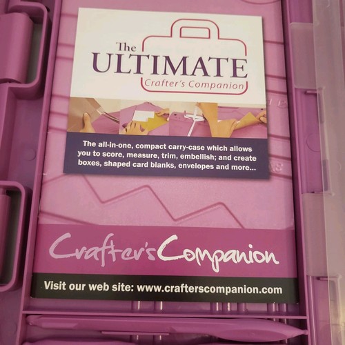 The Ultimate Crafter's Companion Hard Organizing Case DVD Card Envelope ...