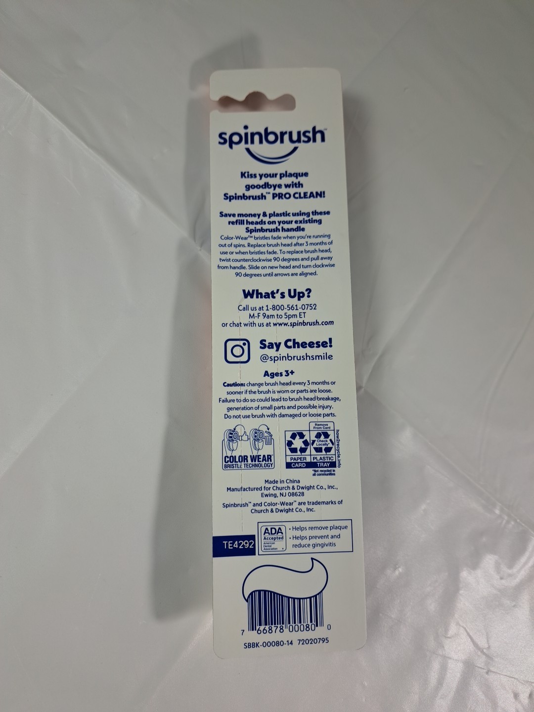 Spinbrush Pro Clean - 2 Replacent Heads - Soft Bristle - NEW - FREE SHIPPING! | eBay