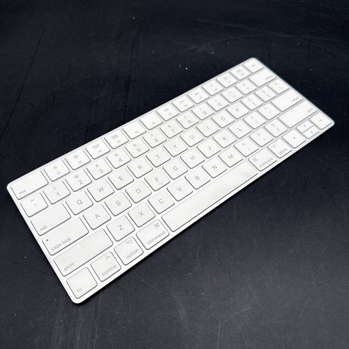 Apple Magic Keyboard A1644 Wireless Bluetooth Silver/White - Working ...