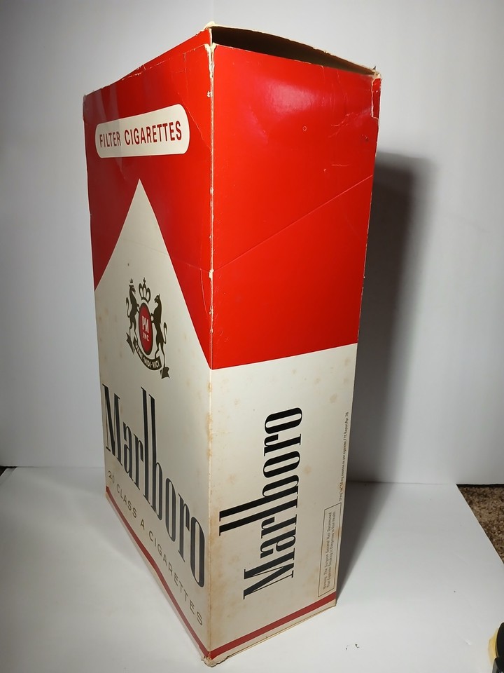 23" HUGE GIANT Vintage Marlboro Reds Pack Store Display Marlboro ...