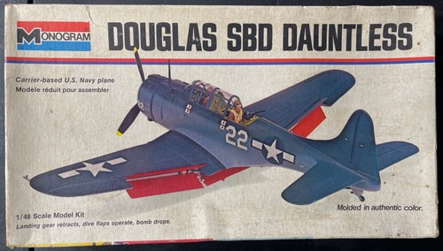Monogram Douglas SBD Dauntless Model Aircraft Kit 6830 for sale online ...
