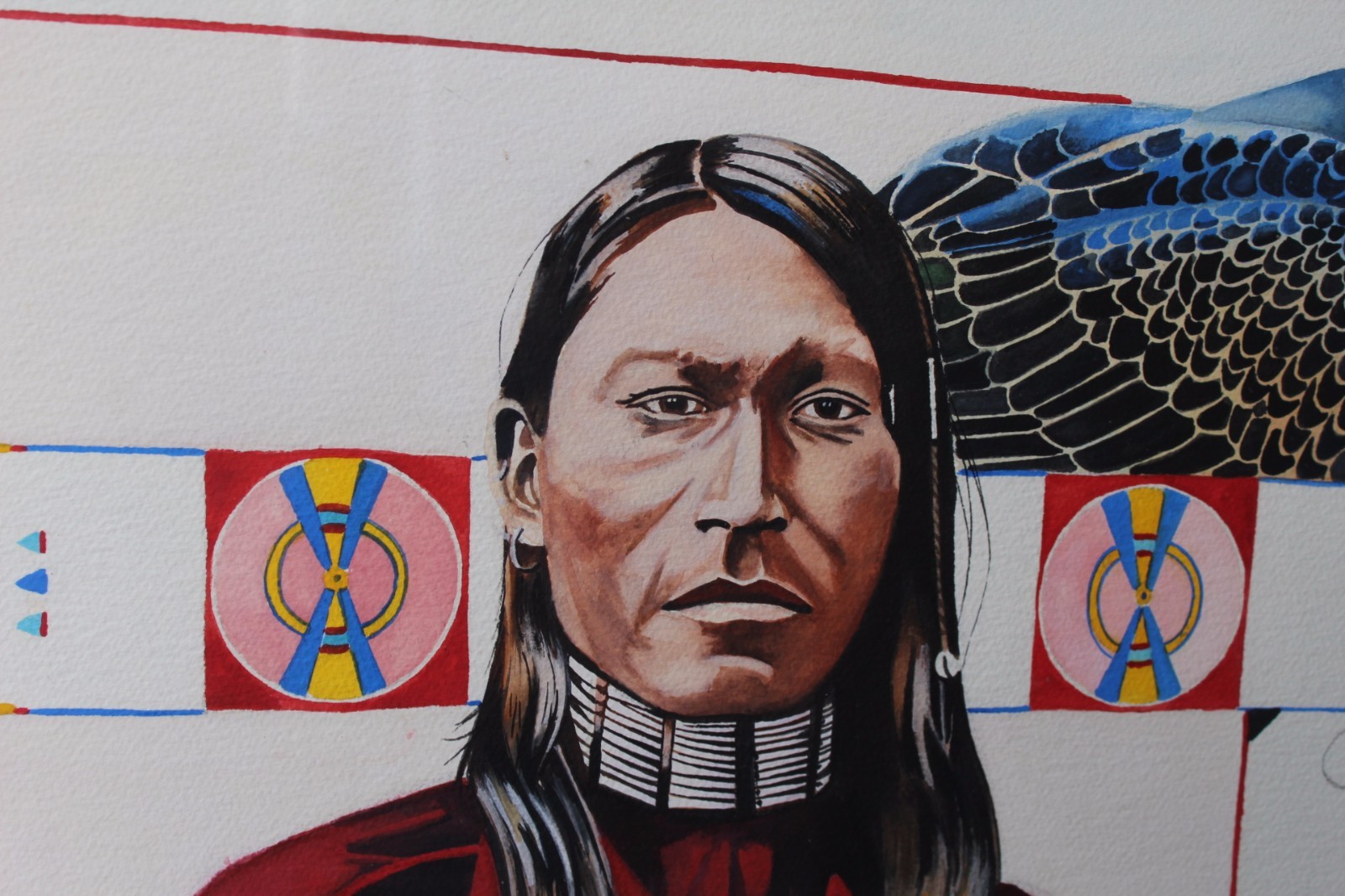 Neil Starr Chippewa-Listed Native American Red-Armed Panther Cheyenne ...