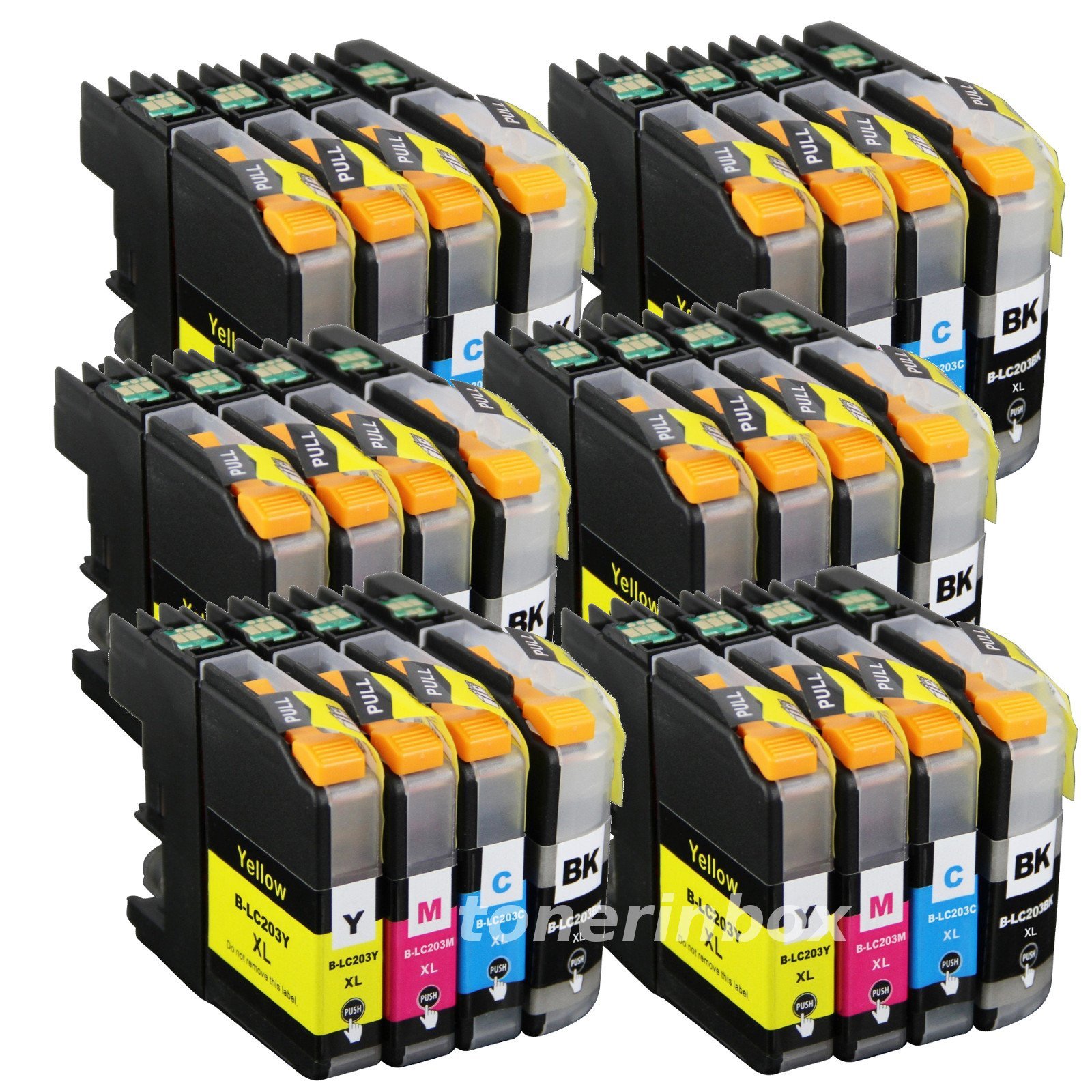 24 PK LC203 LC-203XL Ink Cartridge For Brother MFC-J680DW MFC-J880DW ...