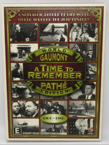 A Time To Remember - 1900-1980 Gaumont Pathe - World Edition DVD Box ...