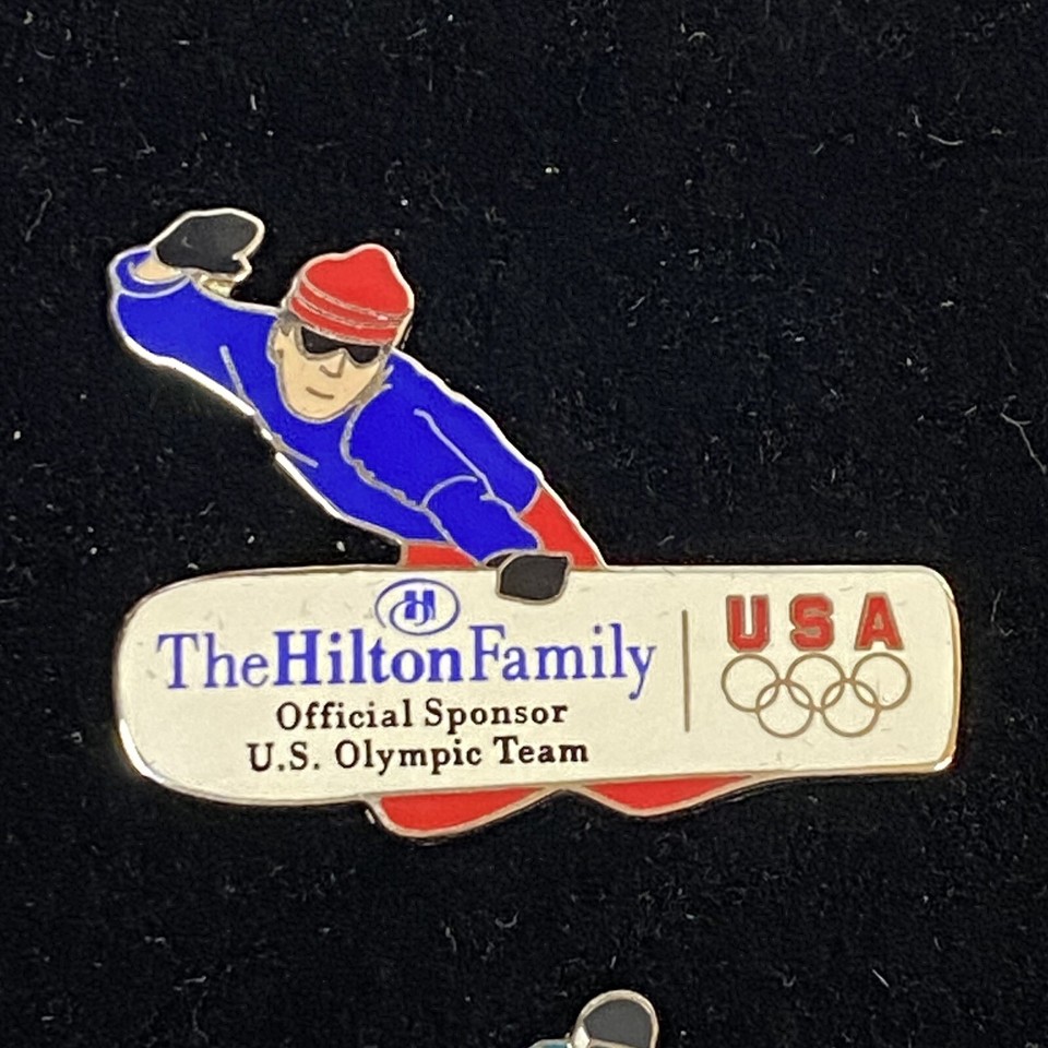 Italy 2006 US Olympic Team Commemorative 10 Pin Set Hilton Family Lmt ...