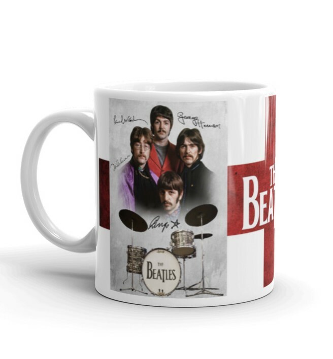The Beatles Coffee Mug, The Beatles Cup, John Lennon Mug, Paul ...