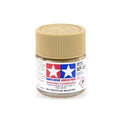 Tamiya XF-59 Desert Yellow Flat Acrylic Paint 10ml 81759 | eBay Australia
