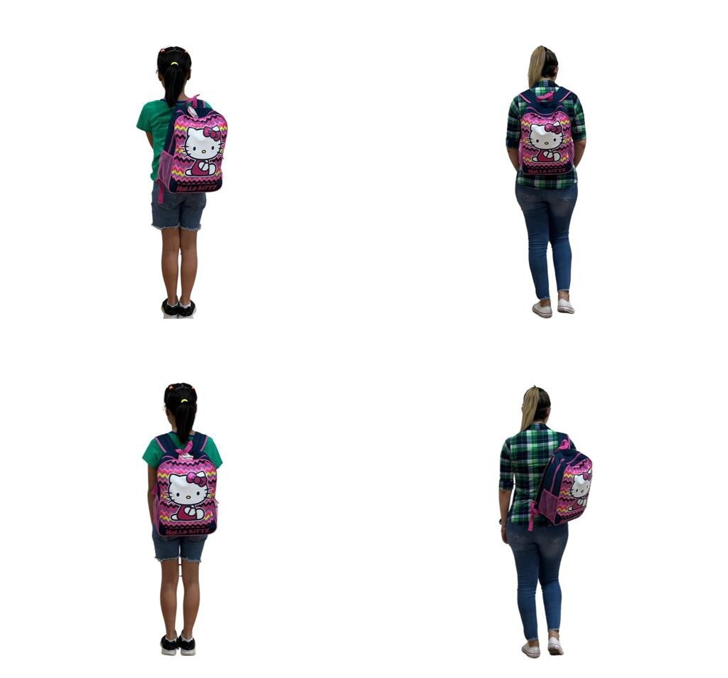 Hello Kitty Backpack For Kids And Adults, Pink, Blue, And Yellow | eBay