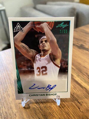 2021-22 Leaf Memories Basketball - Christian Bishop - Rookie Auto SSP ...