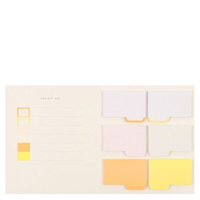 BULK BUY 24 x Colour coded sticky notes A5 booklet - assists with ...