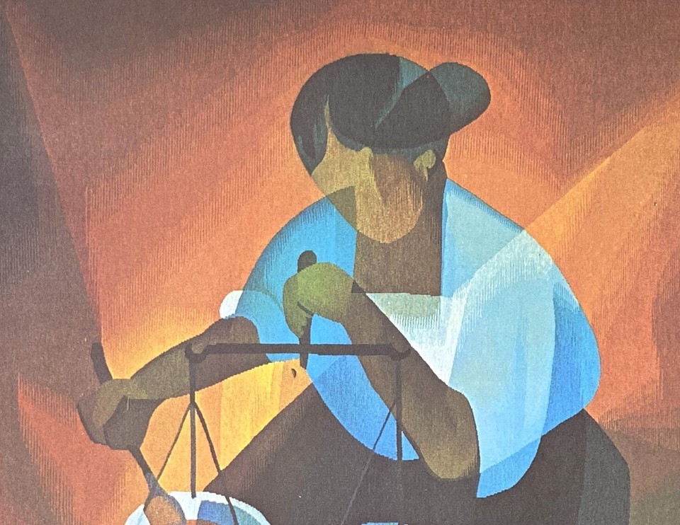 LOUIS TOFFOLI ORIGINAL ART POSTER EXHIBITION GALERIE ART MURAL 1981 ...