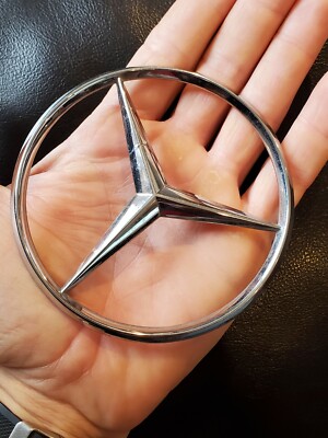 Mercedes Trunk Star Emblem Chrome Badge 201 758 00 58 Used OEM (flawed ...