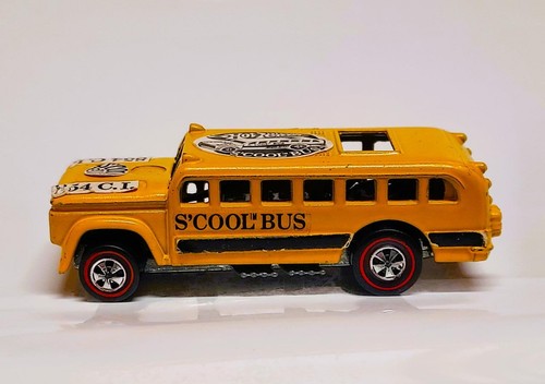 1971 Hot Wheels Redline Heavyweights S'COOL BUS Funny Car *** NICE ...