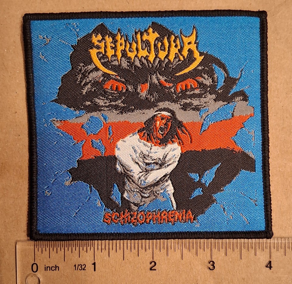 Sepultura Schizophrenia Art Woven Patch | eBay