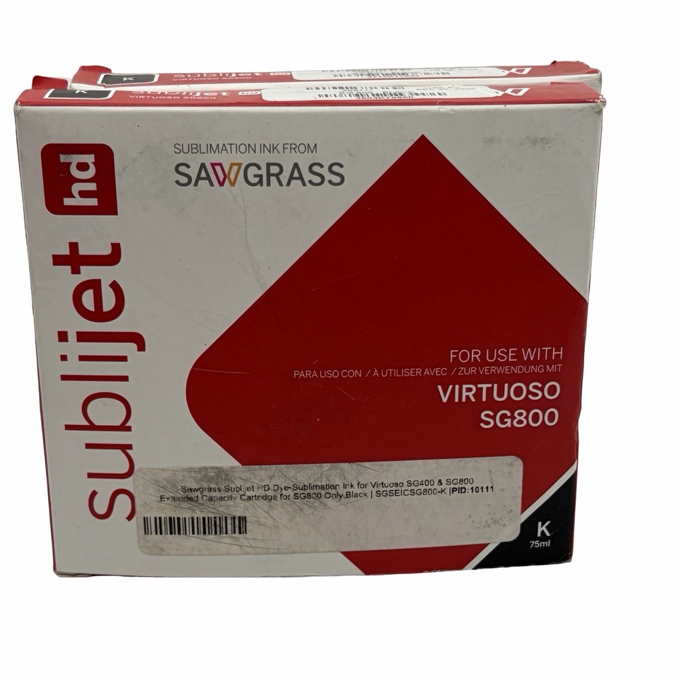 Sawgrass SG800 Sublijet HD Ink Lot Black X2 Cyan X1 Cartridge EXPIRED ...