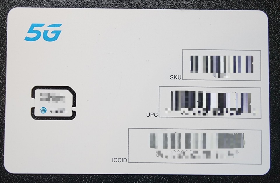 ATT AT&T SIM card • Samsung Galaxy A60 A90 A51 5G A71 5G - READ INSIDE ...