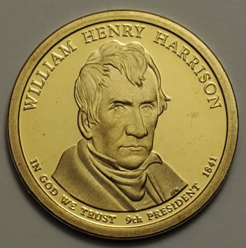 9th President Brilliant Uncirculated Proof 2009 S William H Harrison ...