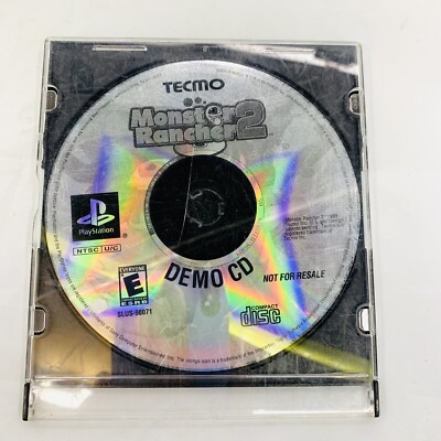 Monster Rancher 2, Demo Disc CD Sony PlayStation 1 PS1 PSX disc and ...