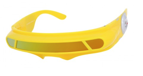 ALIEN SPACE COSTUME Party CYCLOPS Futuristic Robot SHIELD WRAP ...