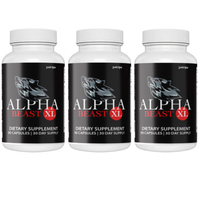 Alpha Beast XL, Male Enhancement Supplement Capsules - 3 Bottles | eBay
