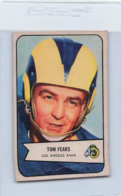 1954 Bowman #20 Tom Fears Rams VG *DA5306 | eBay