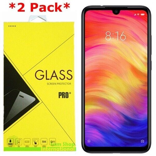 2X Premium Tempered Glass Screen Protector For Xiaomi Redmi Note 7 Pro ...