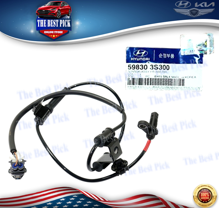 ⭐GENUINE⭐ ABS Speed Sensor FRONT RIGHT for 2011-2014 Hyundai Sonata ...